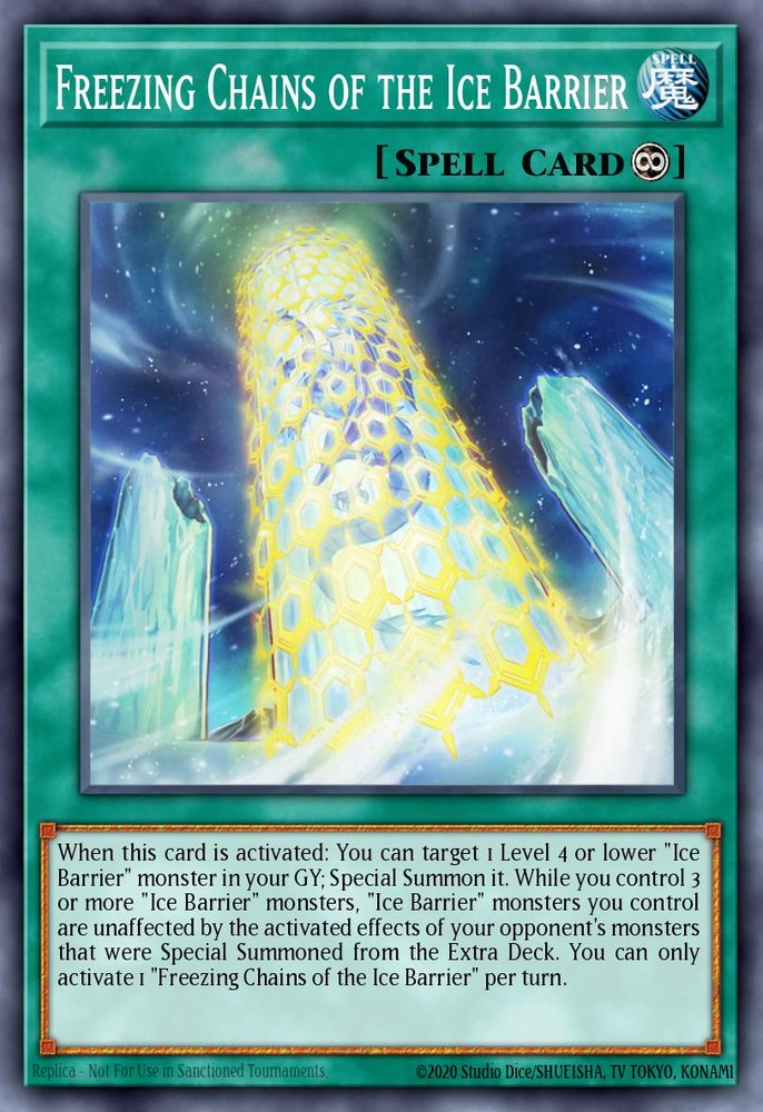 Freezing Chains of the Ice Barrier * Ultra Rare * BLTR-EN103 – El ...