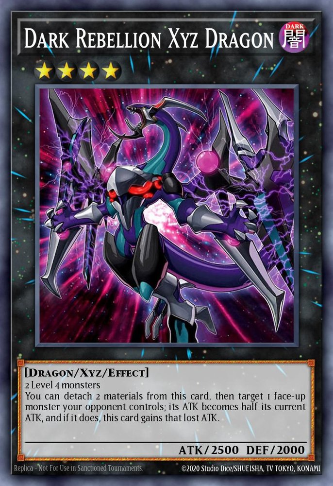 Dark Rebellion Xyz Dragon * Platinum Secret Rare * CT12-EN002 – El Rincón del Duelista