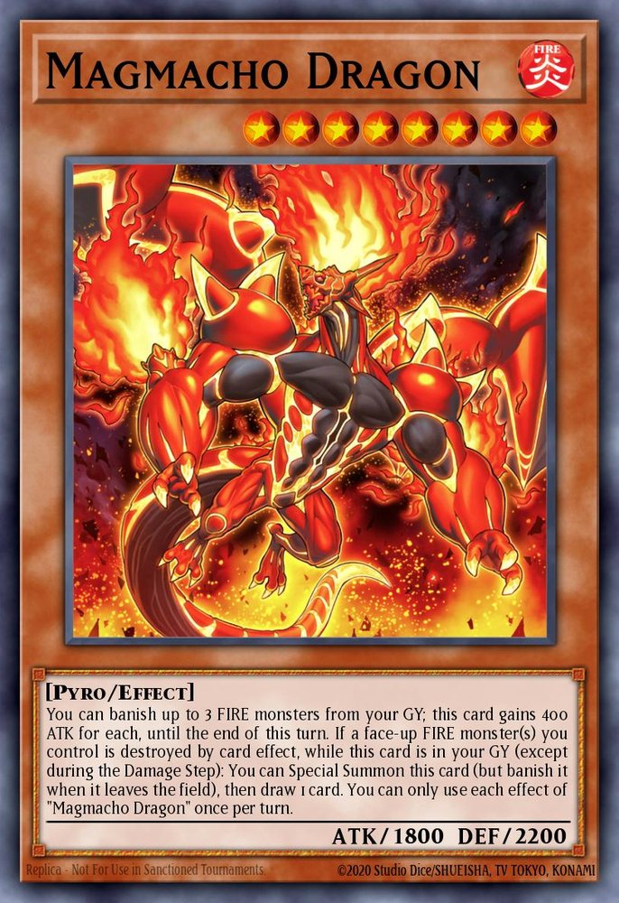 Magmacho Dragon * Common * PHNI-EN025 – El Rincón del Duelista